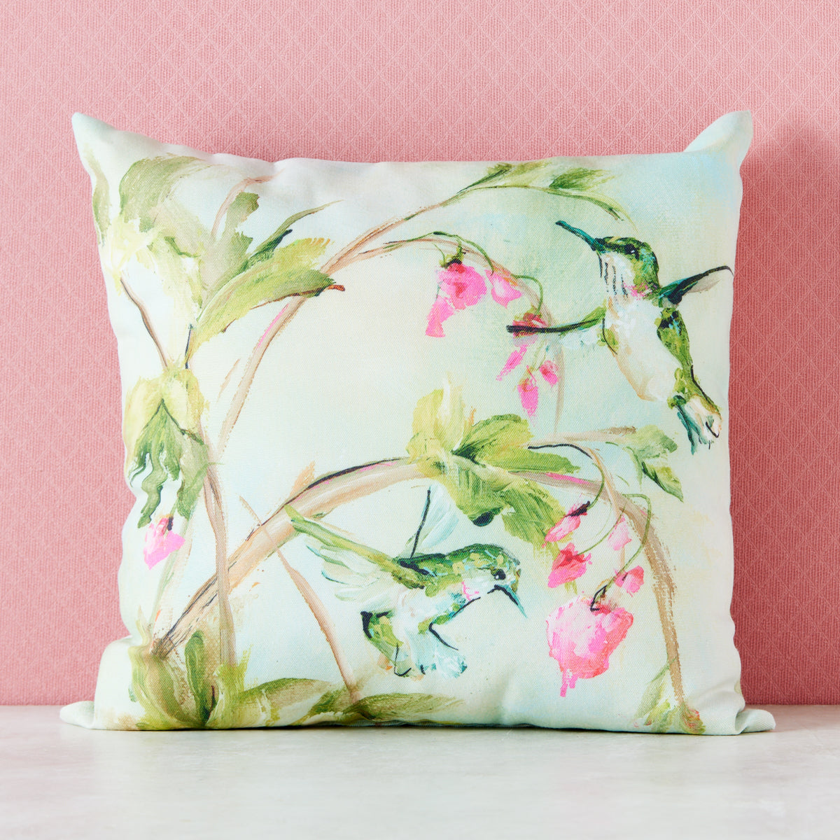 Playful Hummingbird Indoor/Outdoor Pillow | North Carolina Home – Our ...